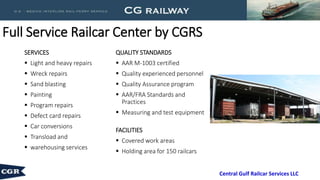 CG Railway Tracks Across the Gulf | PPTX | Rail Travel | Travel Type