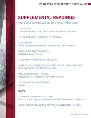 The Principles of Corporate Governance: A Guide to Understanding ...