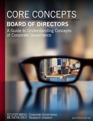 Board of Directors: A Guide to Understanding Concepts of Corporate ...