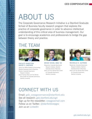 CEO Compensation: A Guide to Understanding Concepts of Corporate ...