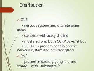 Cgrp calcitonin gene related peptide | PPTX