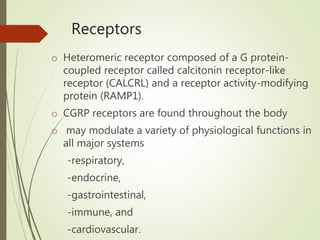 Cgrp calcitonin gene related peptide | PPTX