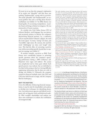 Financial Manipulation: Words Don't Lie | PDF