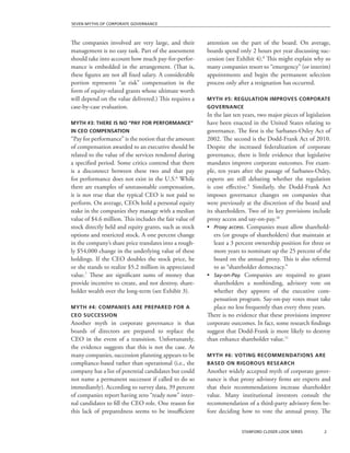 Seven Myths of Corporate Governance | PDF
