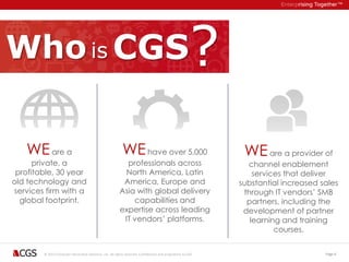 Cgs channel enablement services nn bm | PPTX