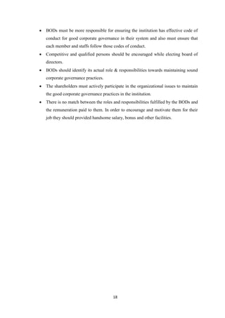 Role of BODs in Corporate Governance | PDF