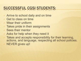 M.S. 442 CGSI 6th Grade Orientation | PPT | Educational Assessment | Education