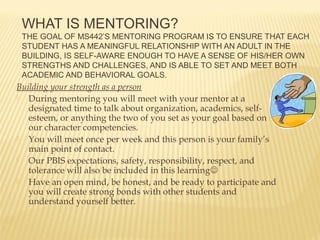 M.S. 442 CGSI 7th Grade Family Orientation | PPT