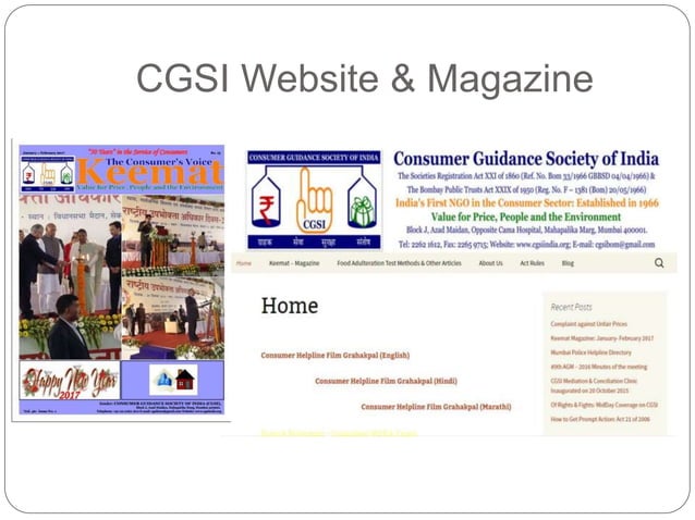CGSI & CERC | PPT | Free Download