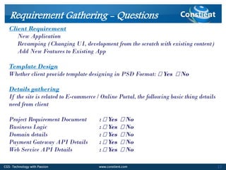 Constient global solution- Mobile application development | PDF