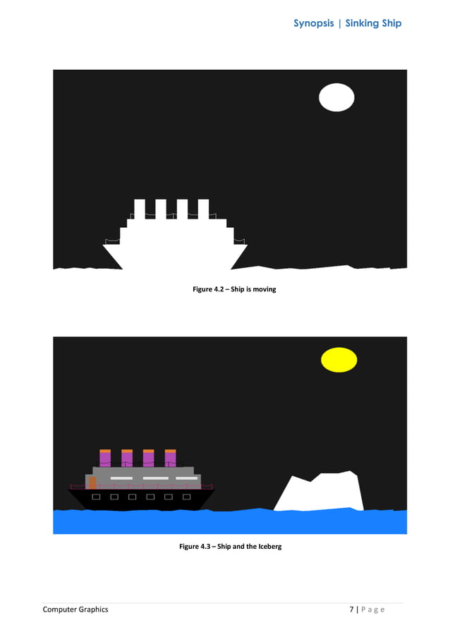 Computer Graphics Project Report On Sinking Ship Using Opengl Pdf