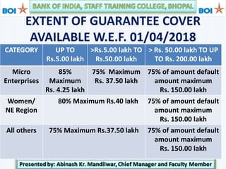 CGTMSE & other loan guarantee schemes | PDF