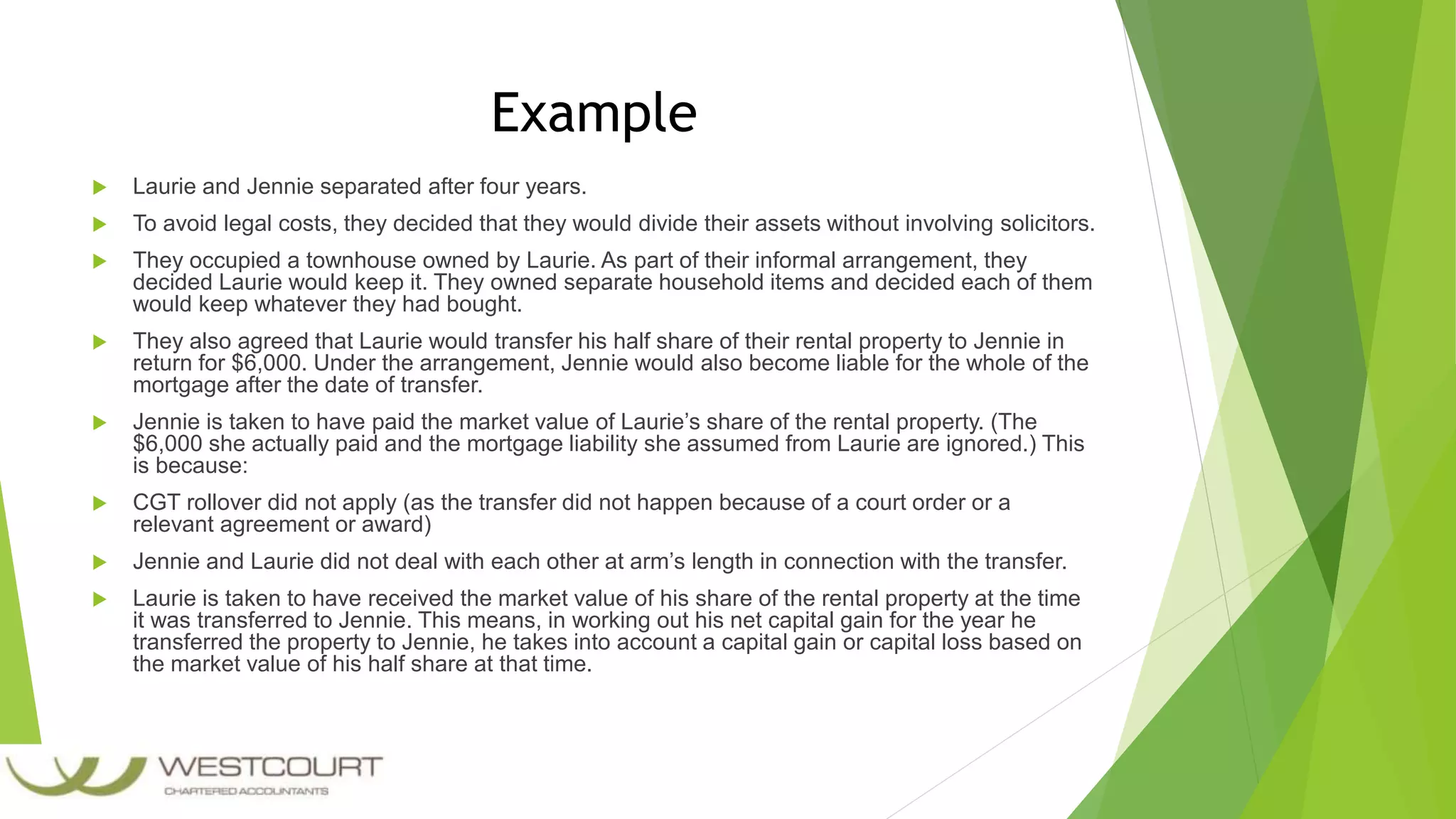 CGT rollover relief on marriage breakdown | Family Business Accountants ...