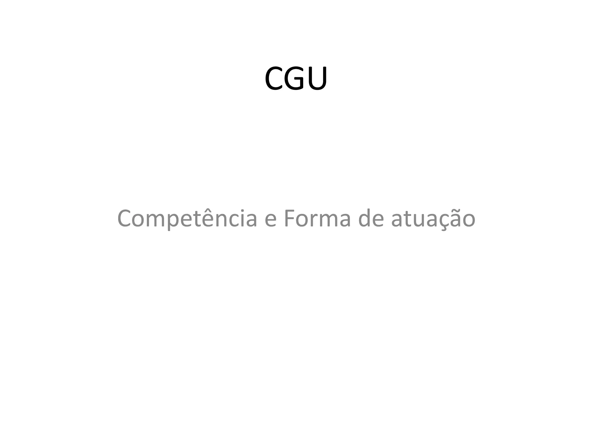 Cgu | PPT