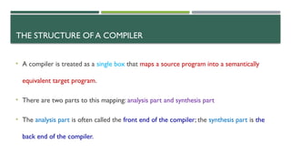 Compiler Design sample PPt -An introduction to design compiler | PPT