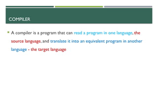 Compiler Design sample PPt -An introduction to design compiler | PPT