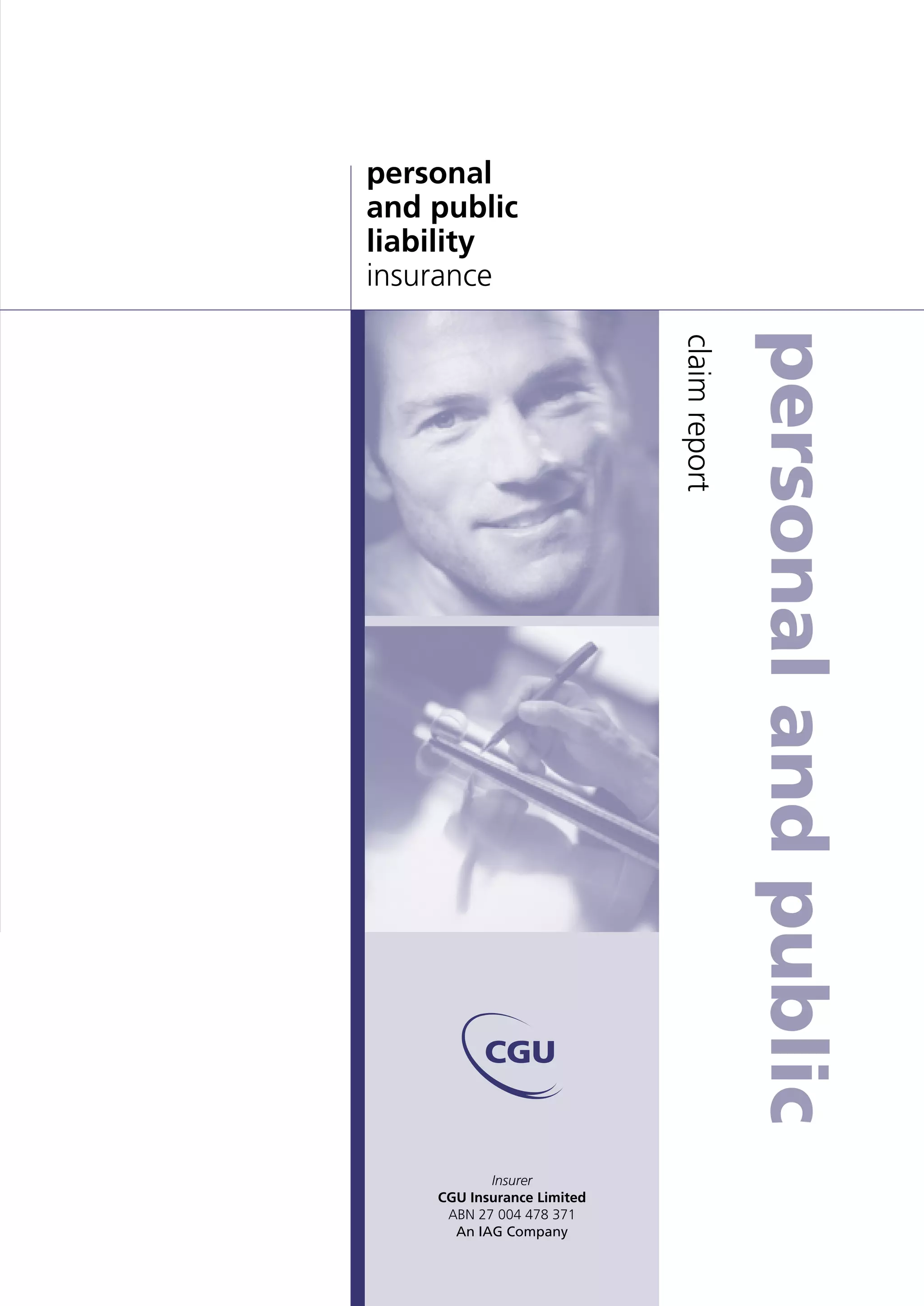 CGU Liability Claim Form | PDF