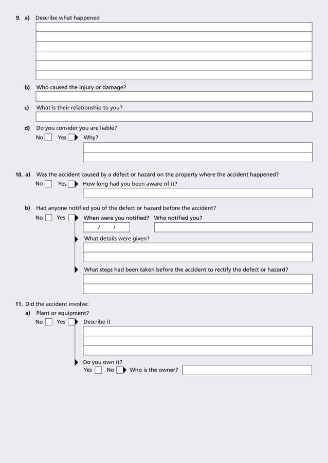 CGU Liability Claim Form | PDF