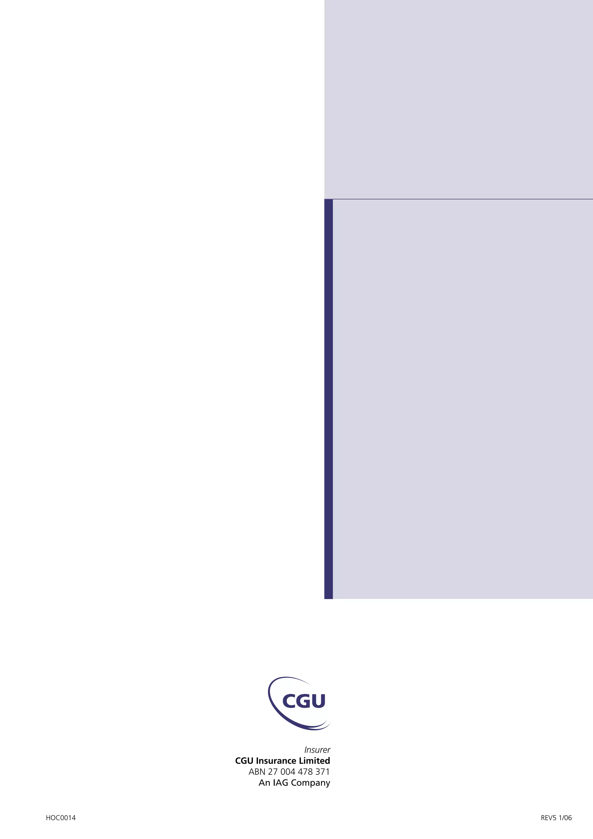 CGU Liability Incident Report Form | PDF
