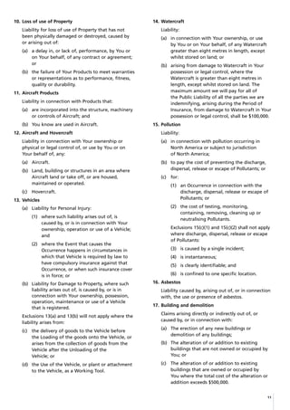 CGU Liability PDS (Product Disclosure Statement / Policy Wording) | PDF