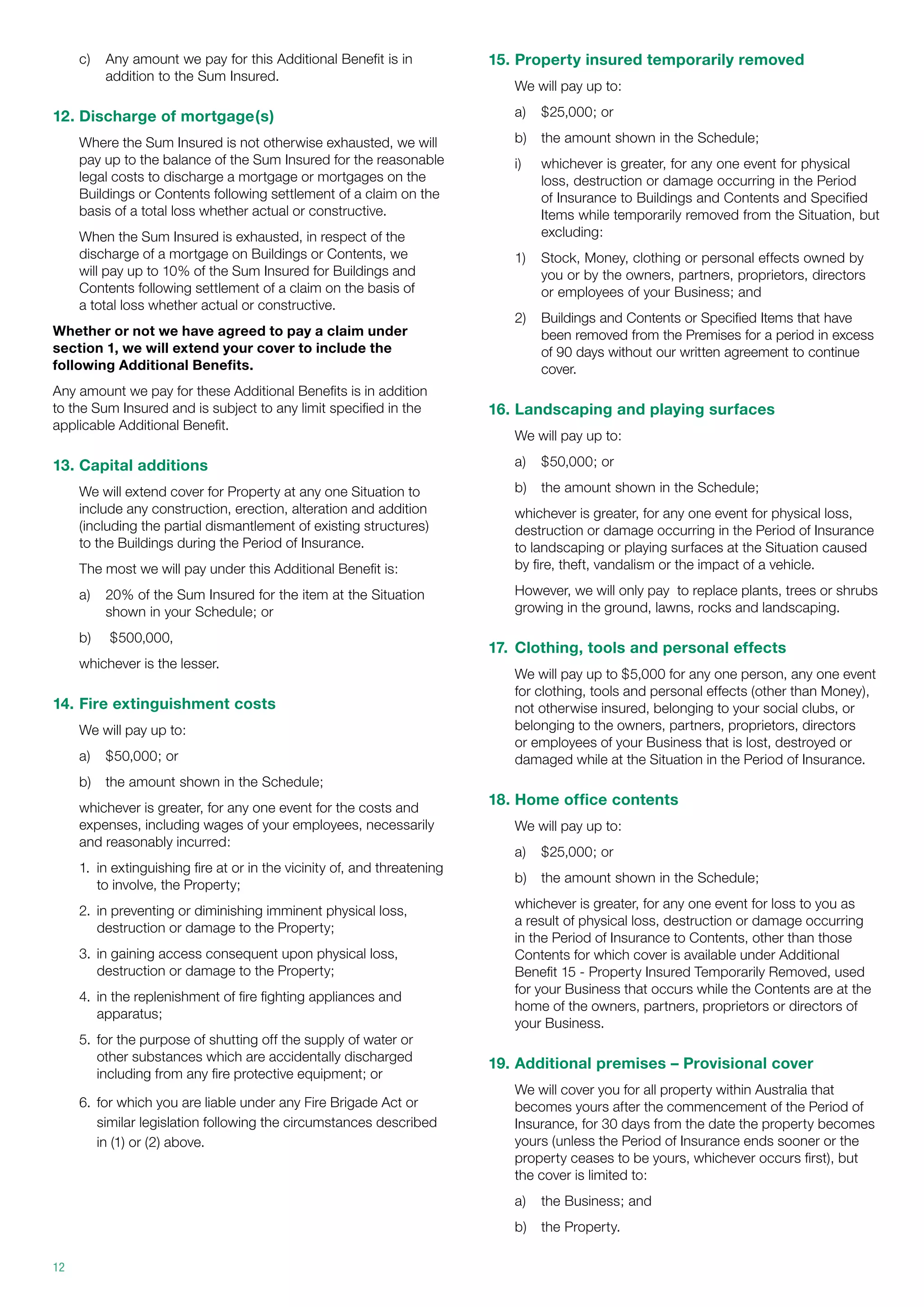 CGU Padlock PDS (Product Disclosure Statement / Policy Wording) | PDF