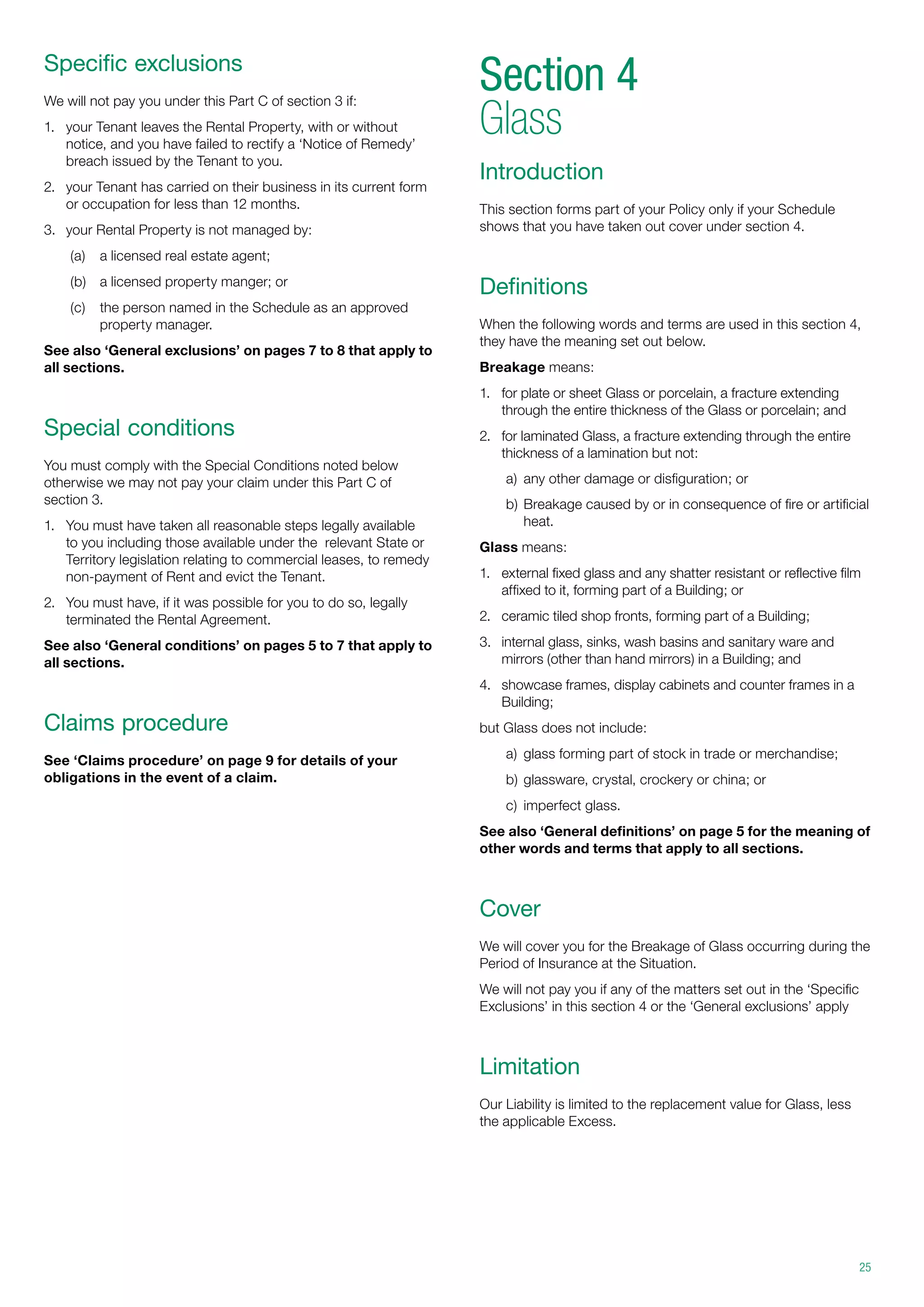 CGU Padlock PDS (Product Disclosure Statement / Policy Wording) | PDF