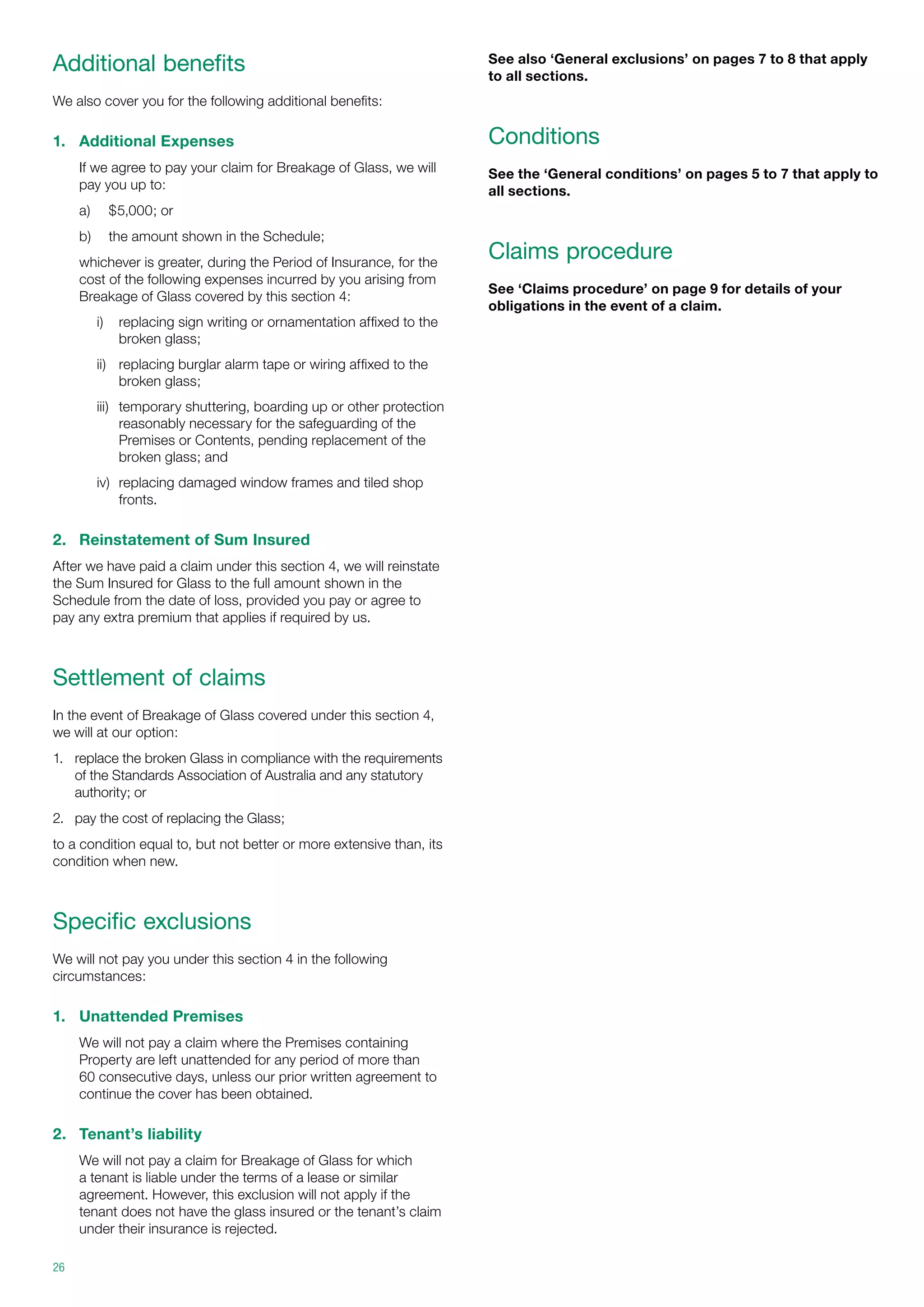 CGU Padlock PDS (Product Disclosure Statement / Policy Wording) | PDF