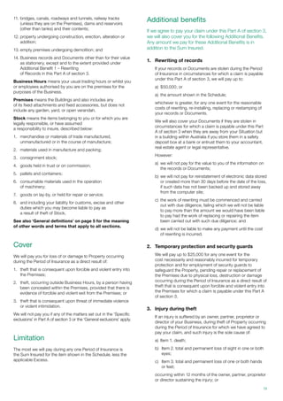CGU Padlock PDS (Product Disclosure Statement / Policy Wording) | PDF