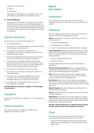 CGU Padlock PDS (Product Disclosure Statement / Policy Wording) | PDF