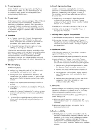 CGU Padlock PDS (Product Disclosure Statement / Policy Wording) | PDF