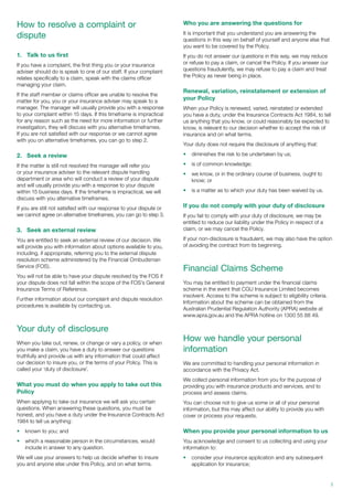 CGU Padlock PDS (Product Disclosure Statement / Policy Wording) | PDF