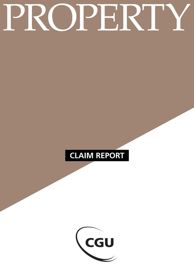 CGU Property Claim Form | PDF