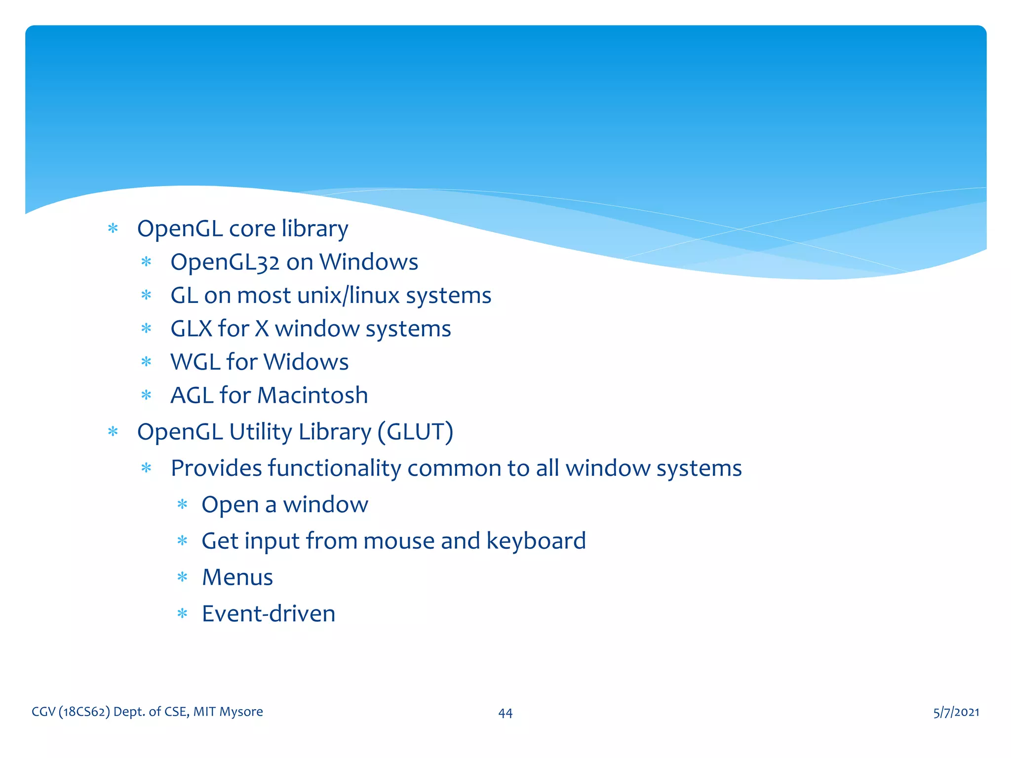 CGV 18CS62 VTU CSE | PPTX