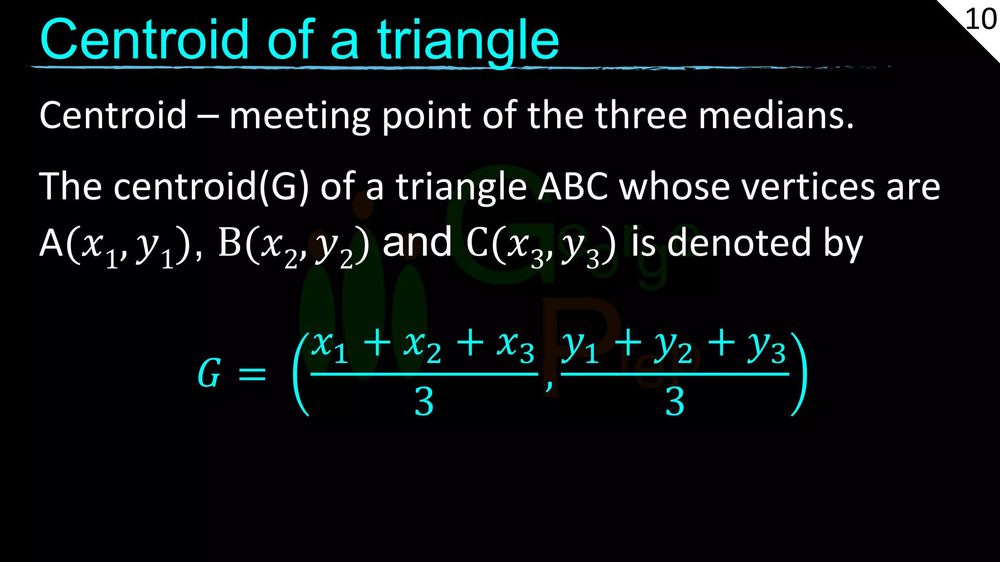 GRE - Coordinate Geometry | PPT