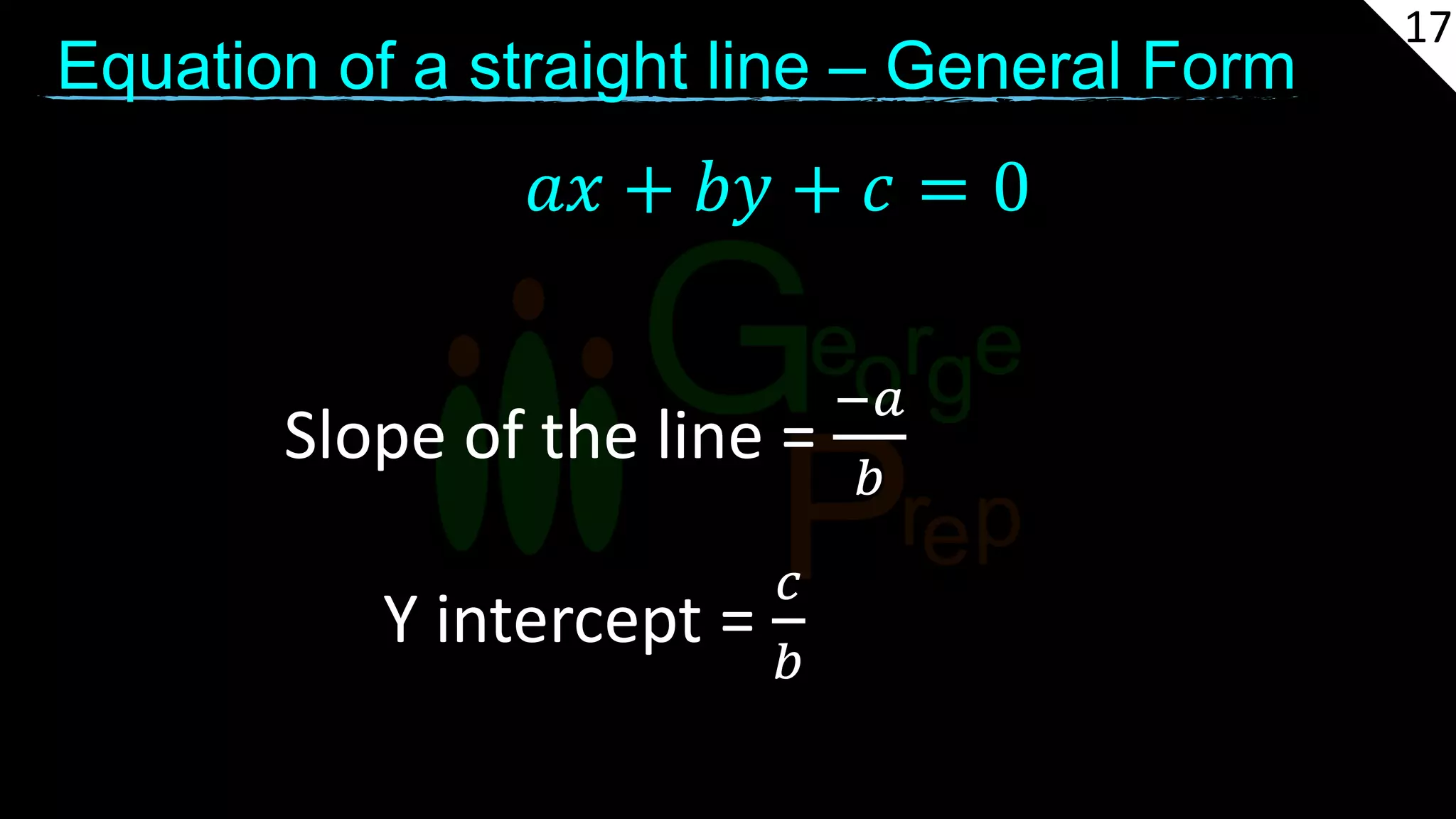 GRE - Coordinate Geometry | PPTX