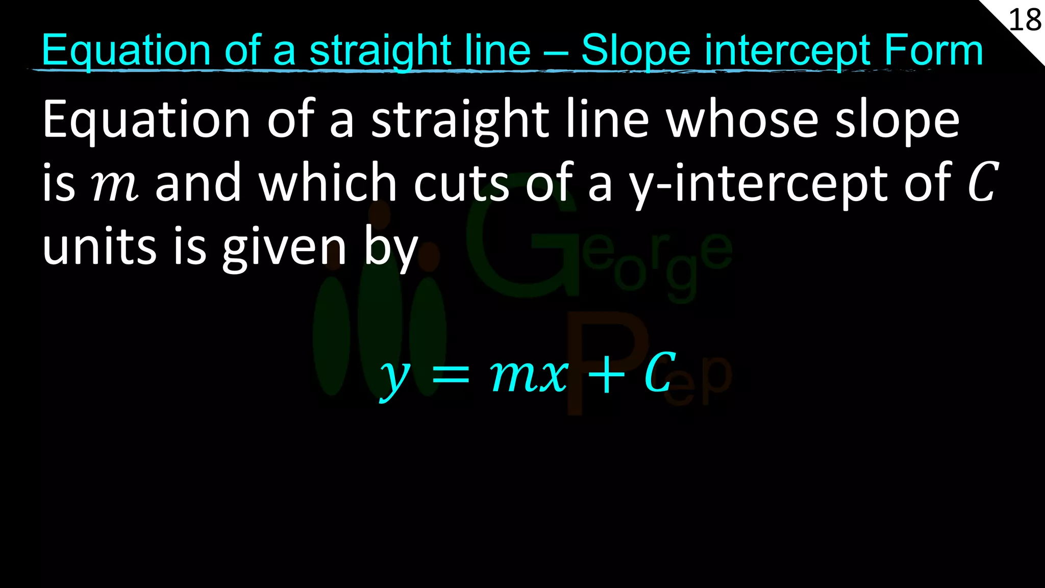 GRE - Coordinate Geometry | PPTX