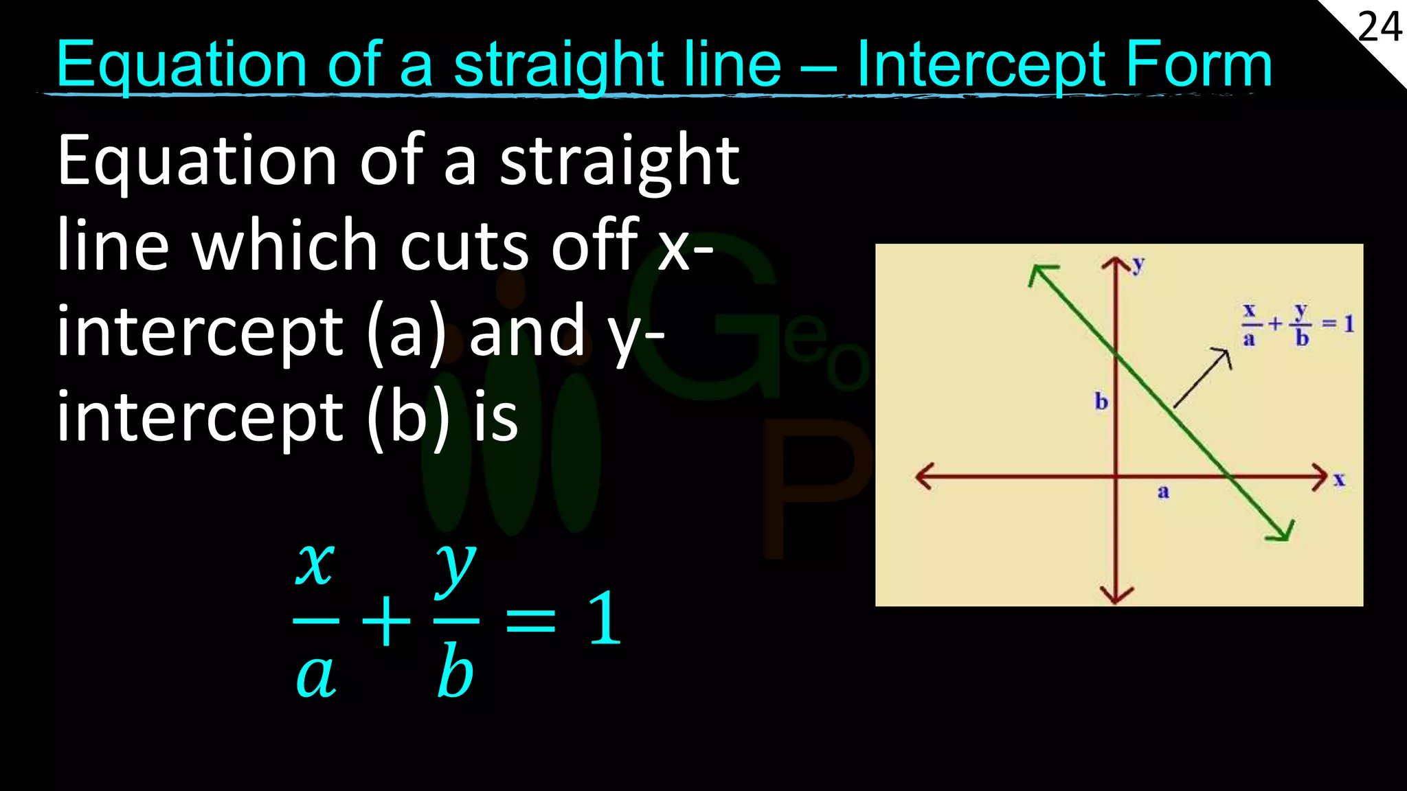 GRE - Coordinate Geometry | PPTX