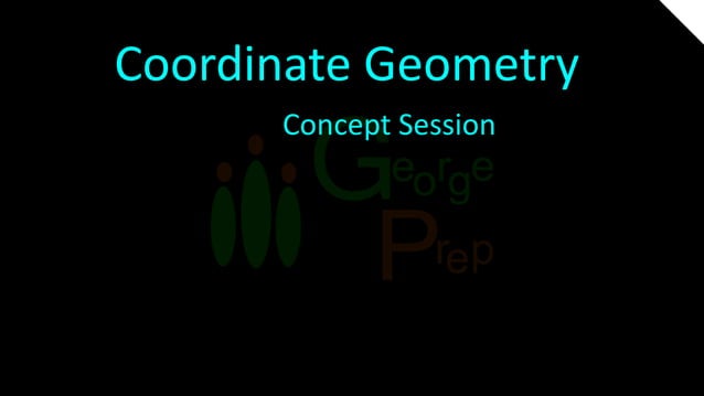 GRE - Coordinate Geometry | PPT