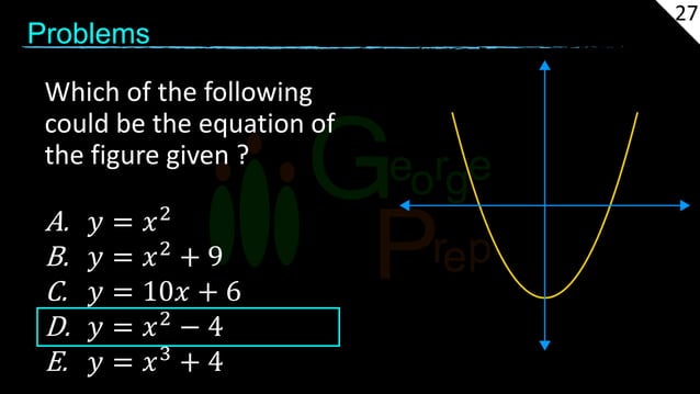 GRE - Coordinate Geometry | PPT