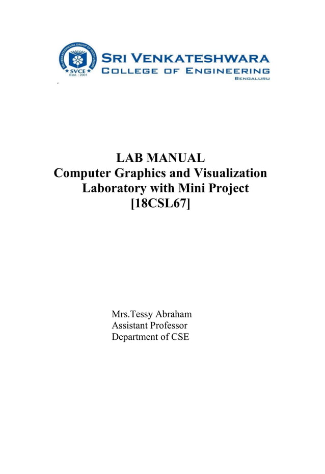 18csl67 Vtu Lab Manual