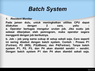 MultiProgramming and Time Sharing | PDF