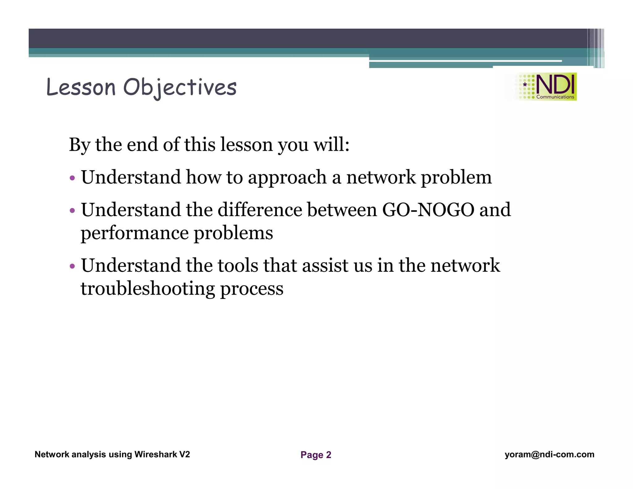 Network Analysis Using Wireshark 1 Pdf