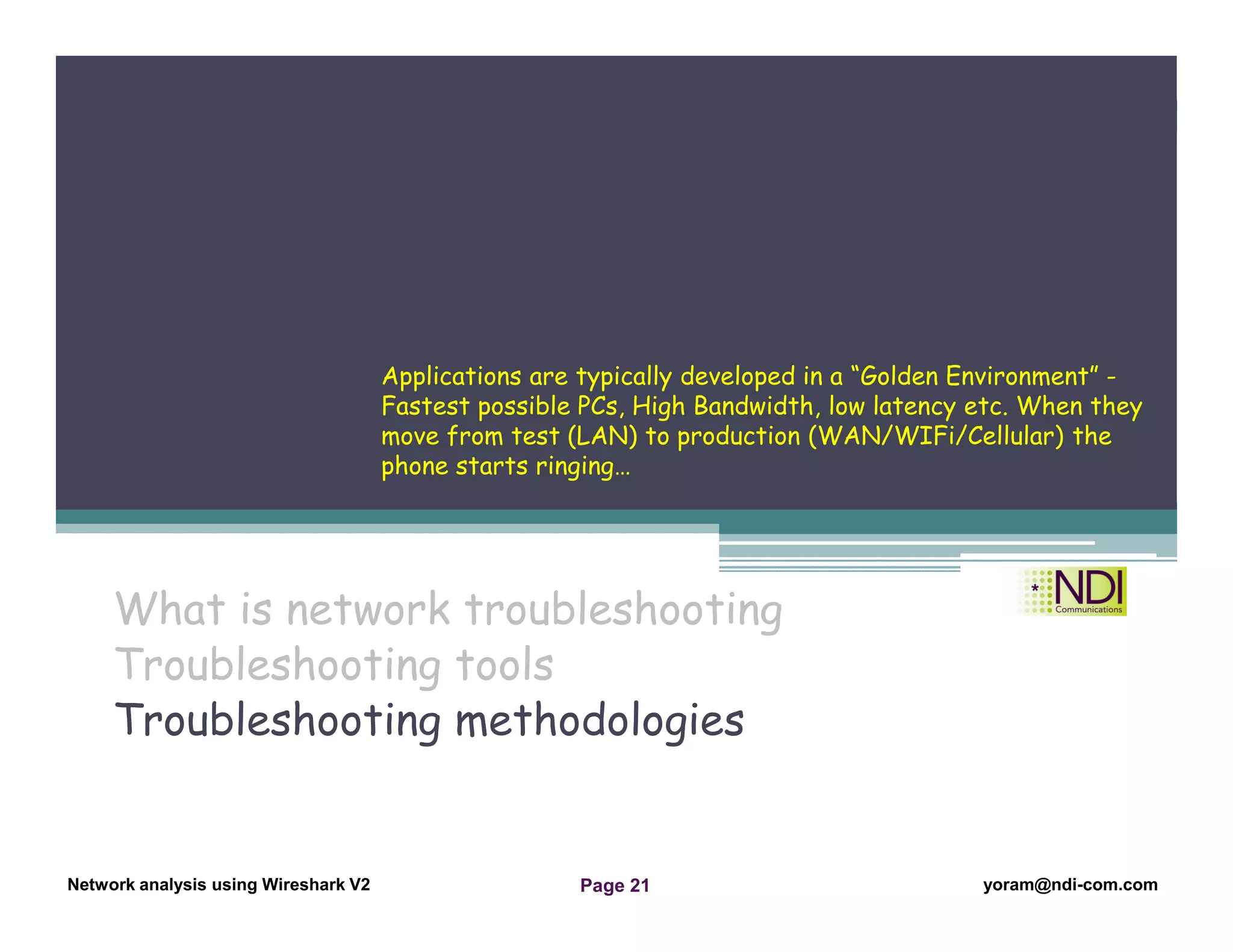 Network Analysis Using Wireshark 1 Pdf