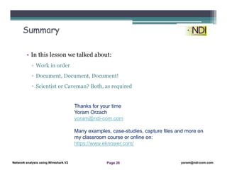 Network Analysis Using Wireshark 1 | PDF