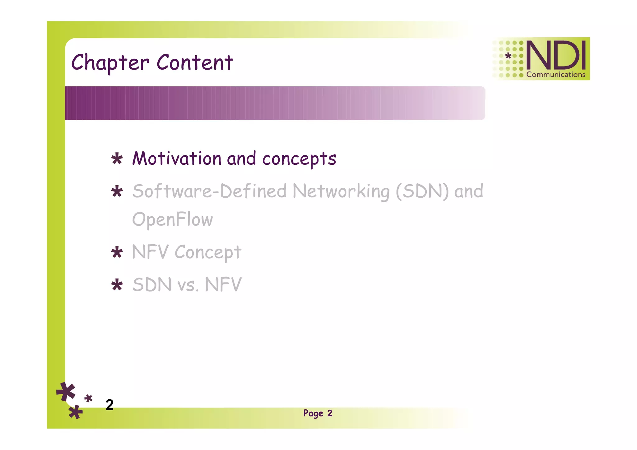 Ch 01 --- introduction to sdn-nfv | PDF