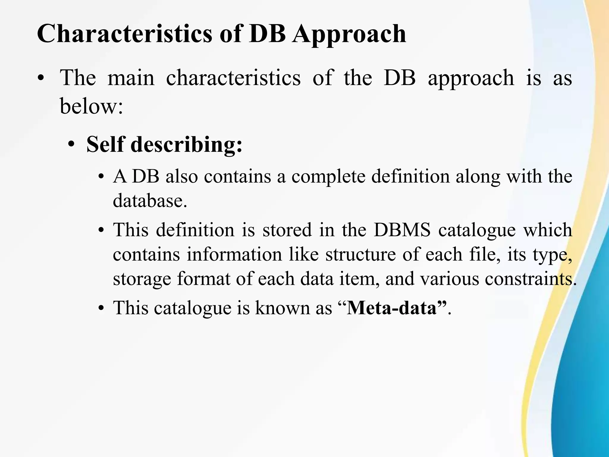 Chapter-1 Introduction to Database Management Systems | PPTX