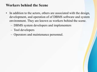 Chapter-1 Introduction to Database Management Systems | PPTX