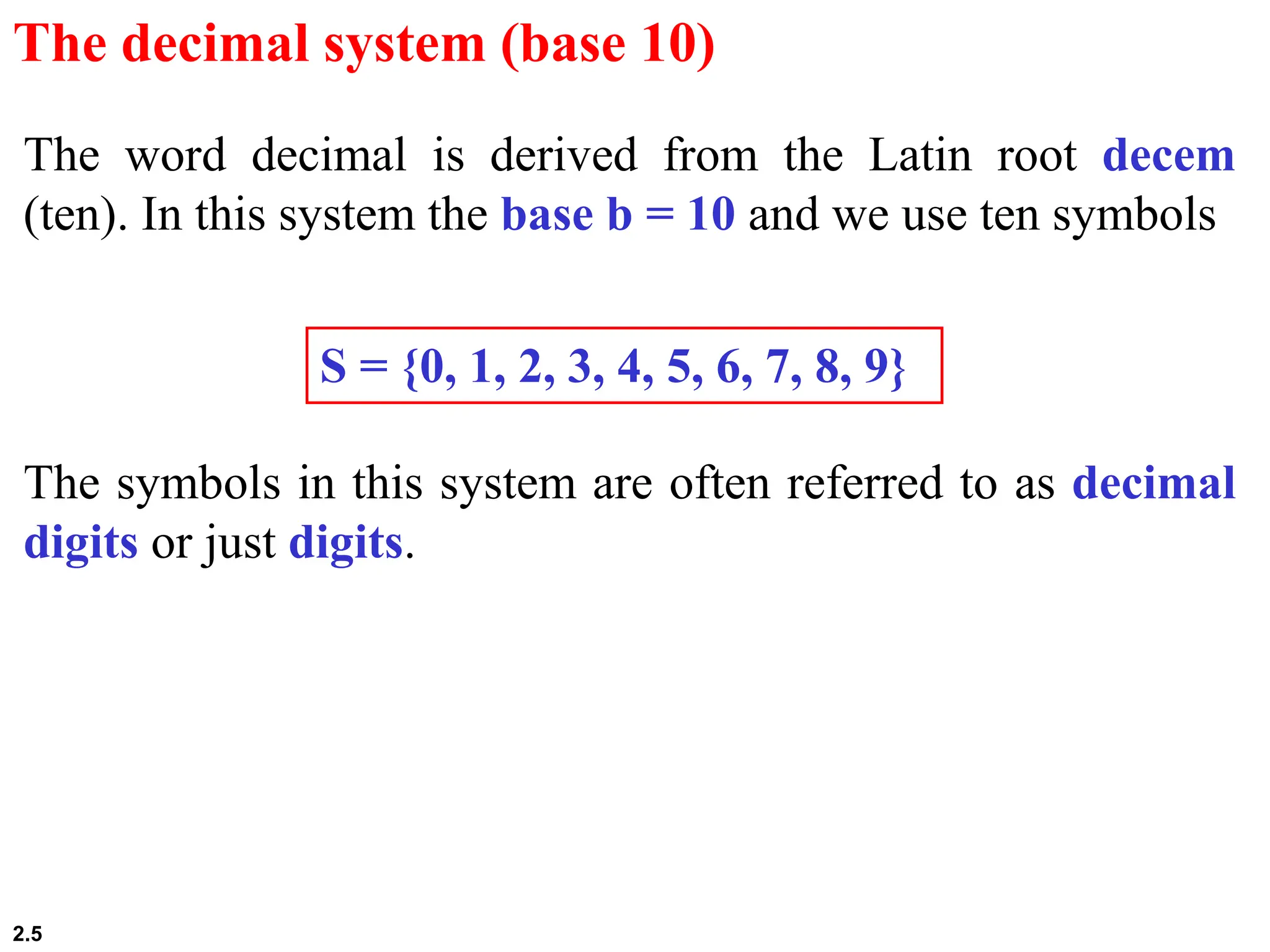 Number system and conversions between different number systems | PPT