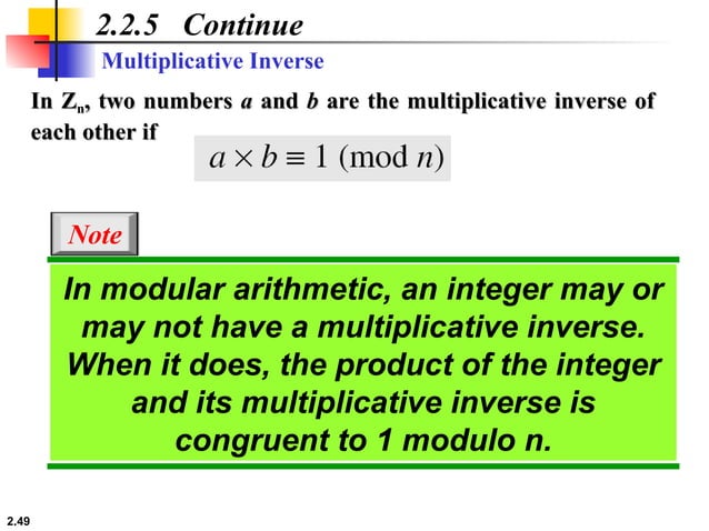 mathematics of cryptography chapter-02.ppt