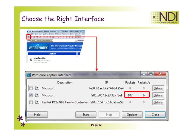 Wireshark course, Ch 02: Introduction to wireshark | PDF | Computer Networking | Computing